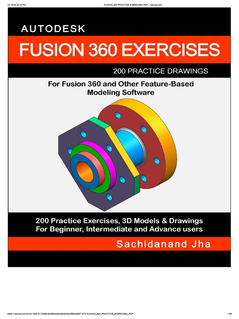 Fusion 360 Practice Exercises PDF | PDF | Business | Computers