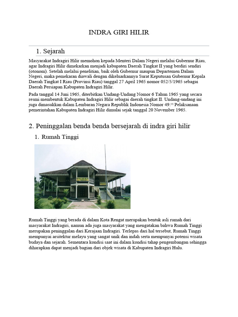 Indra Giri Hilir | PDF | Sains & Matematika | Teknologi & Rekayasa