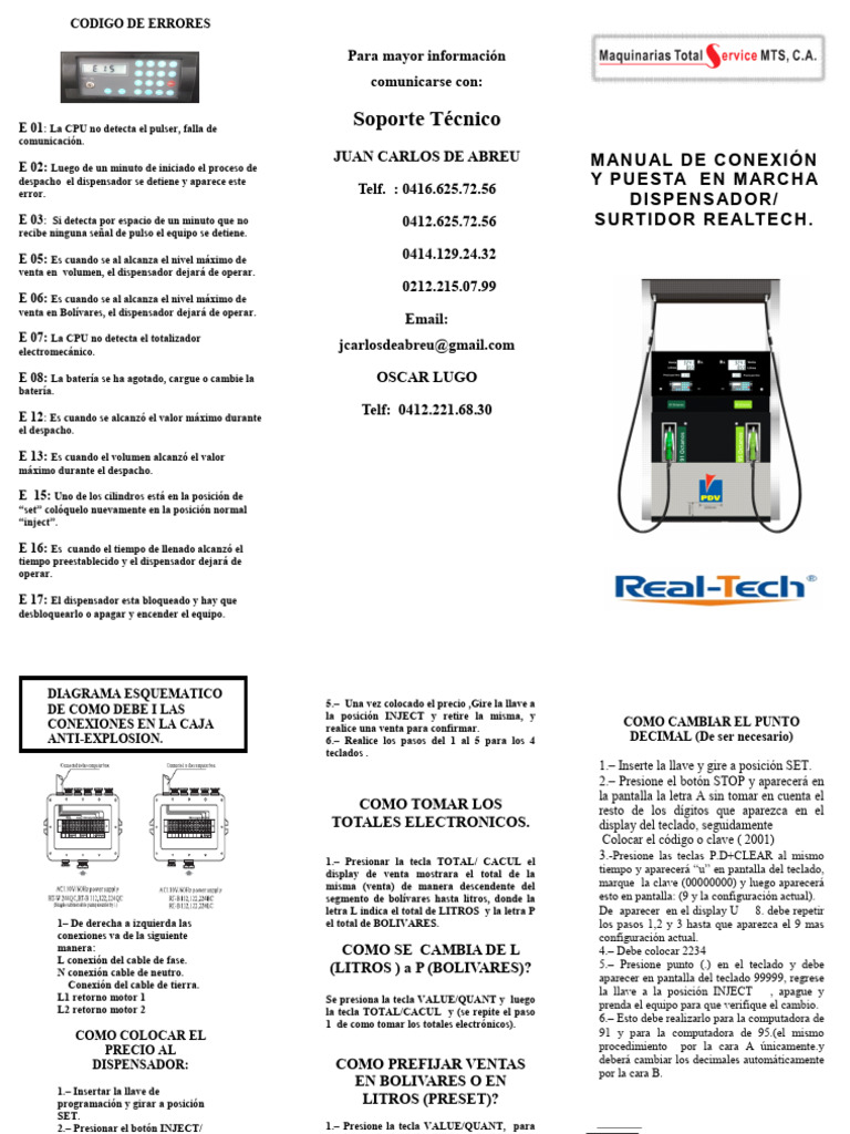 Triptico Disp Realtech | PDF | Informática | Ingeniería Informática