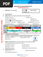 Sop - Un Id Cards and Passes (Annex B) Updated | PDF | Identity ...
