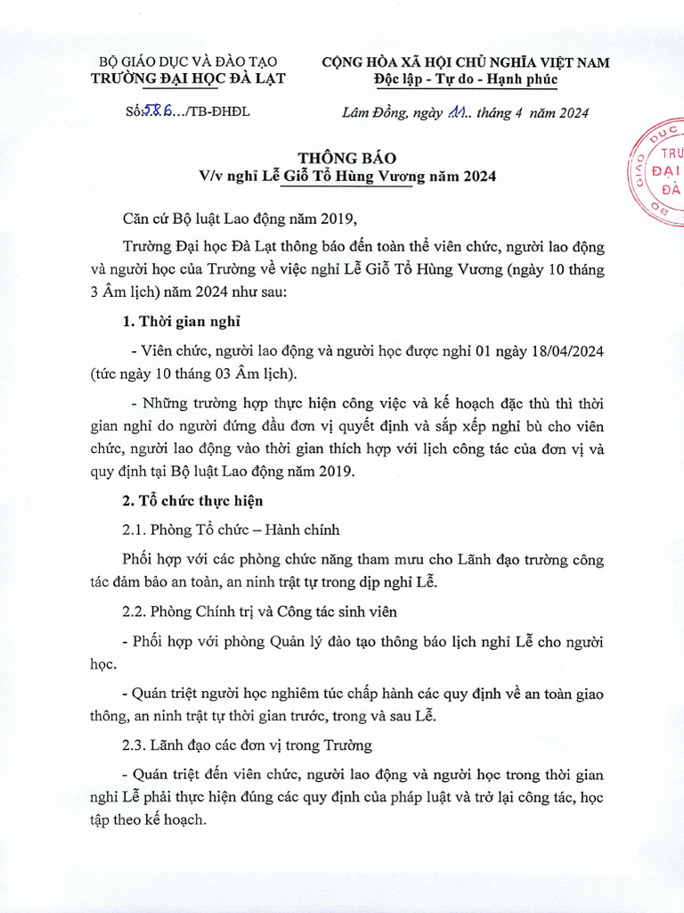 thông báo | PDF