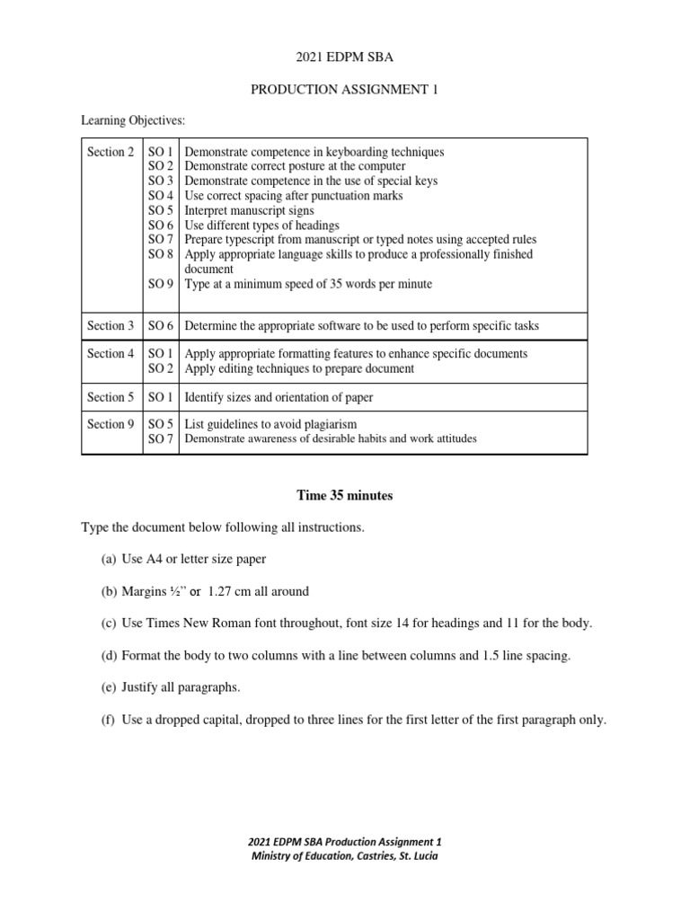 2021 Production Assignment 1 Question | Download Free PDF | Educational Technology | Learning