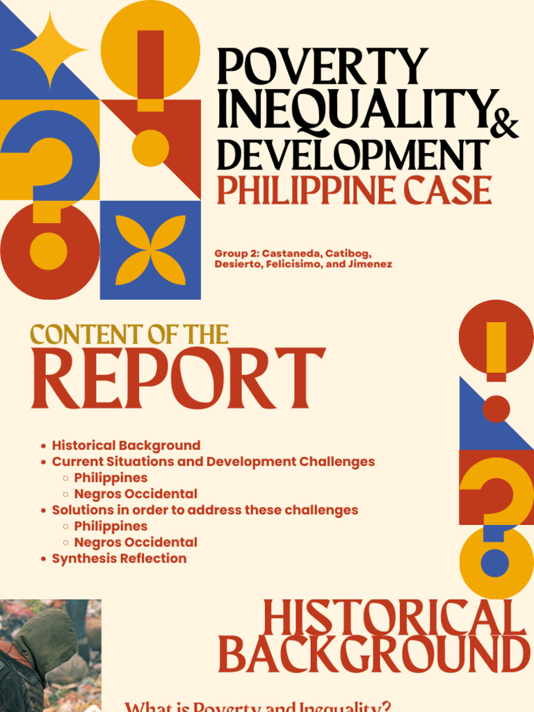 Group 2 Poverty Inequality and Development PH Case Castaneda Catibog Desierto Felicisimo Jimenez ...