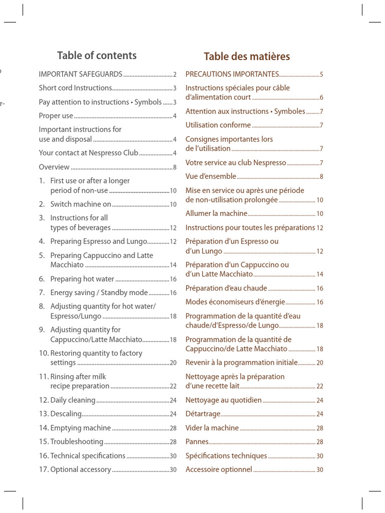 Nespresso en 660 User Manual | PDF | Coffee | Hot Drinks