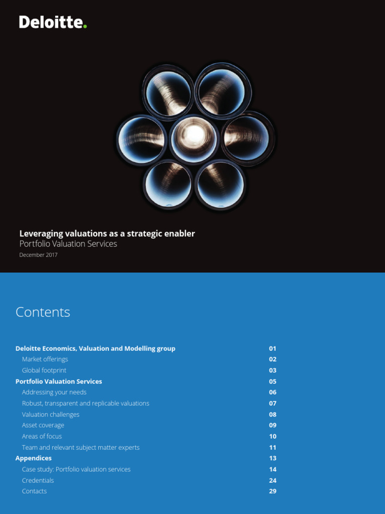 Deloitte Uk Portfolio Valuation Services | PDF | Valuation (Finance ...