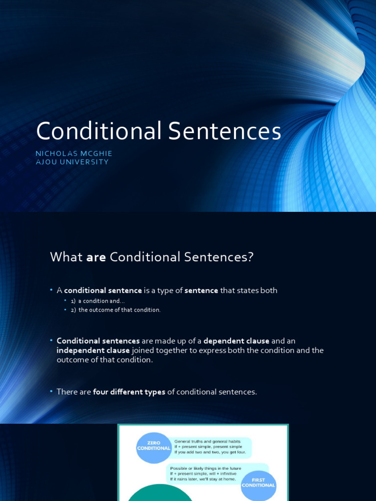 Unit 8 - Conditional Sentences | PDF | Linguistic Morphology | Language Mechanics