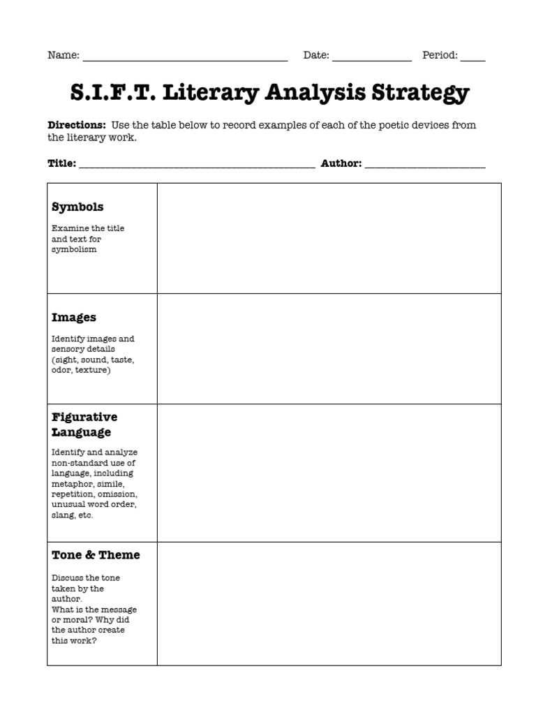 Literary Analysis Strategies Guide | PDF | Fallacy | Poetry
