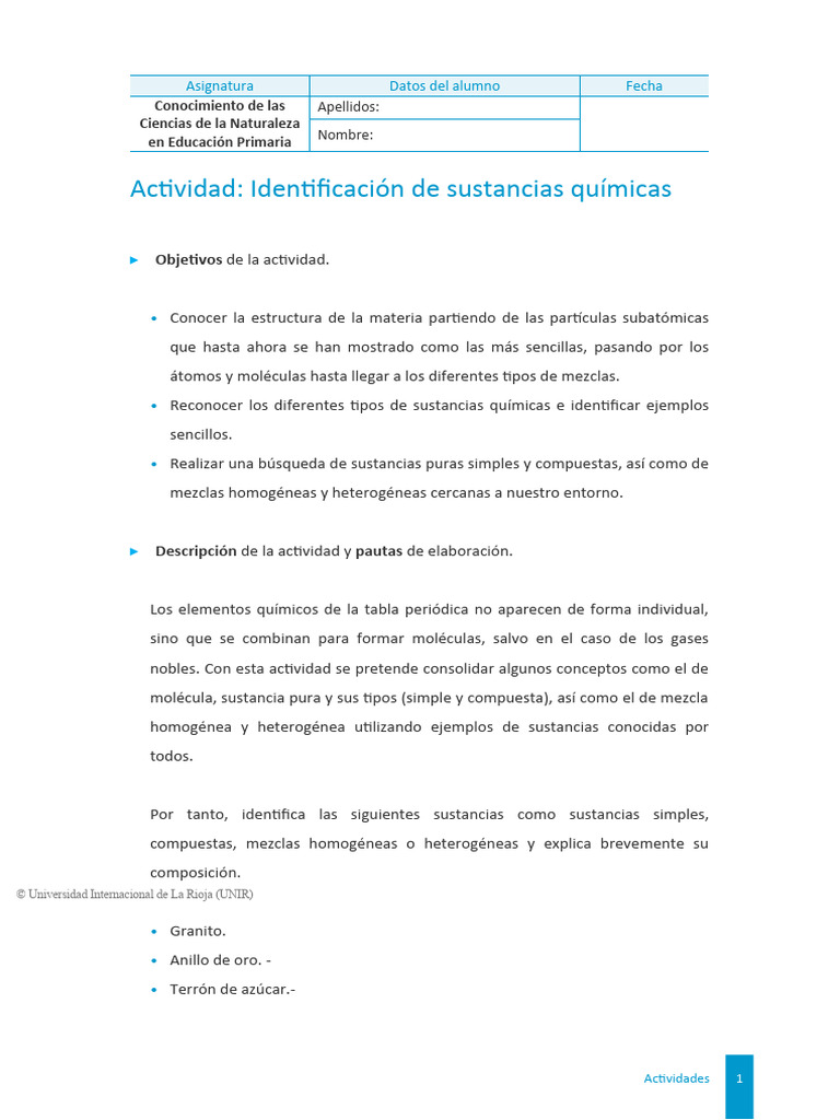identificacion de sustancias | Descargar gratis PDF | Sustancias químicas | Mezcla