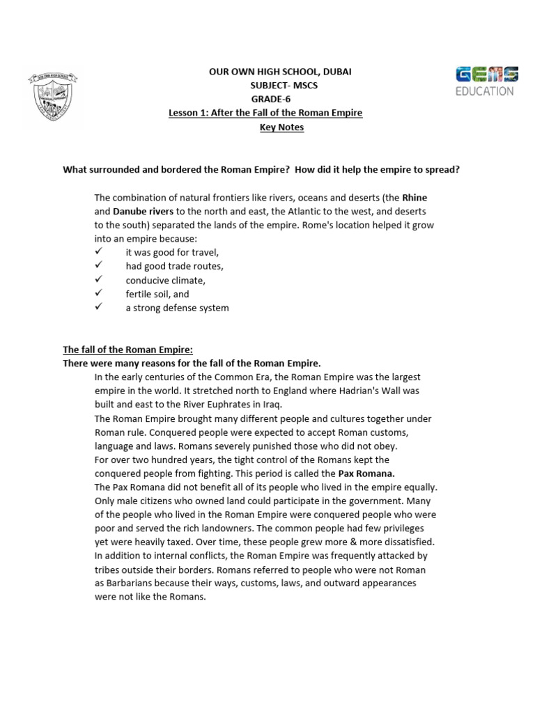 Huns and the Fall of Rome: Grade 6 Insights | PDF | Huns | Roman Empire