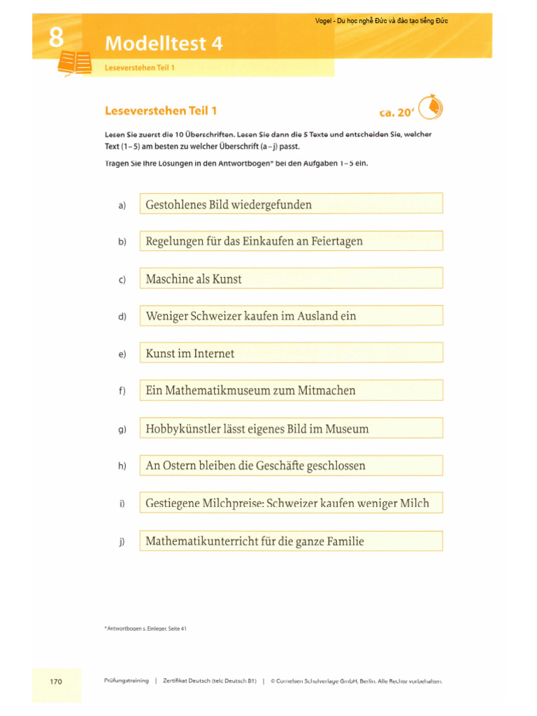 Modelltest 4 | PDF