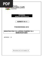 Sepedi Lesson Plan | PDF | Foreign Language Studies