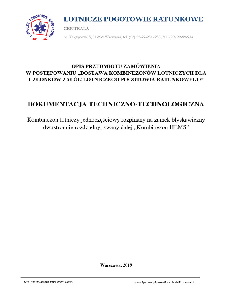 Zaå Ä Cznik NR 2 Do Siwz Opz Poprawiony Ujednolicony | PDF