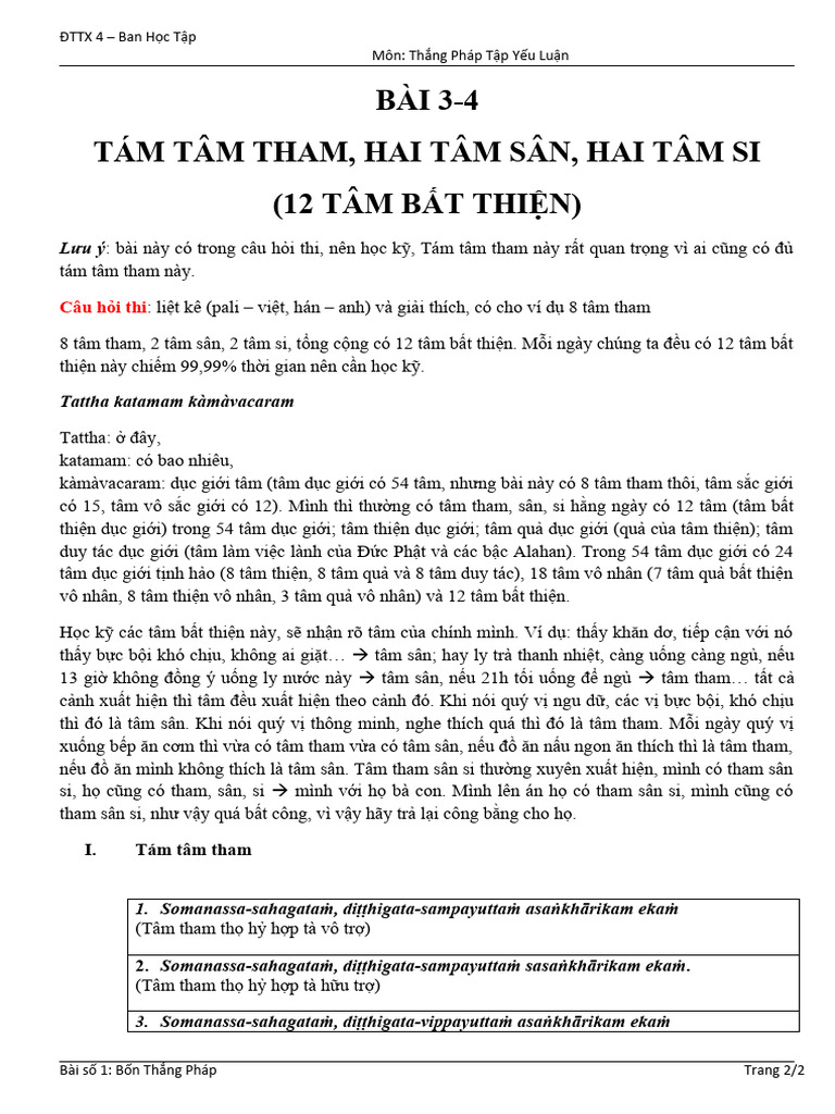 TPTYL Bai3-4 TamTham2San2Si | PDF