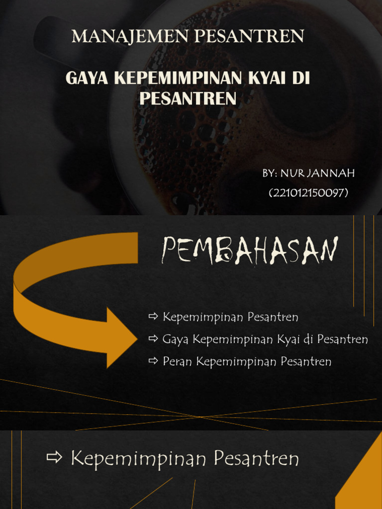 Kepemimpinan Kyai Di Pesantren | PDF