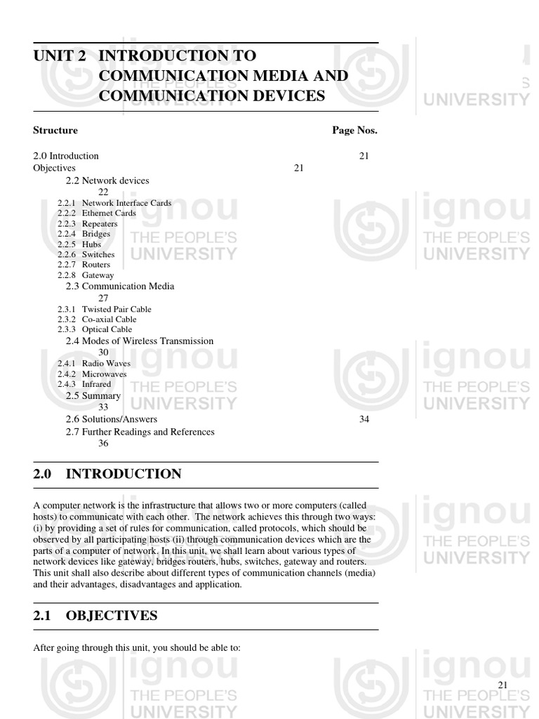 Unit 2 Pdf Transmission Medium Computer Network