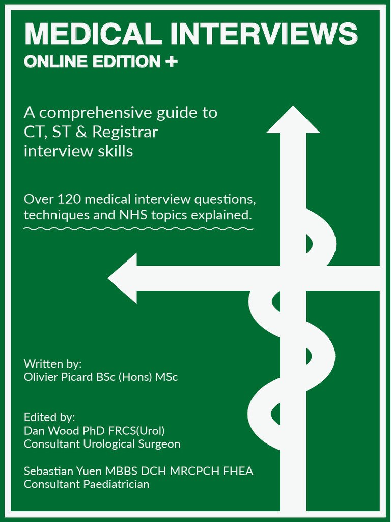 Medical Interviews Guide To CT DT and Registrar Interview Skills Picard ...