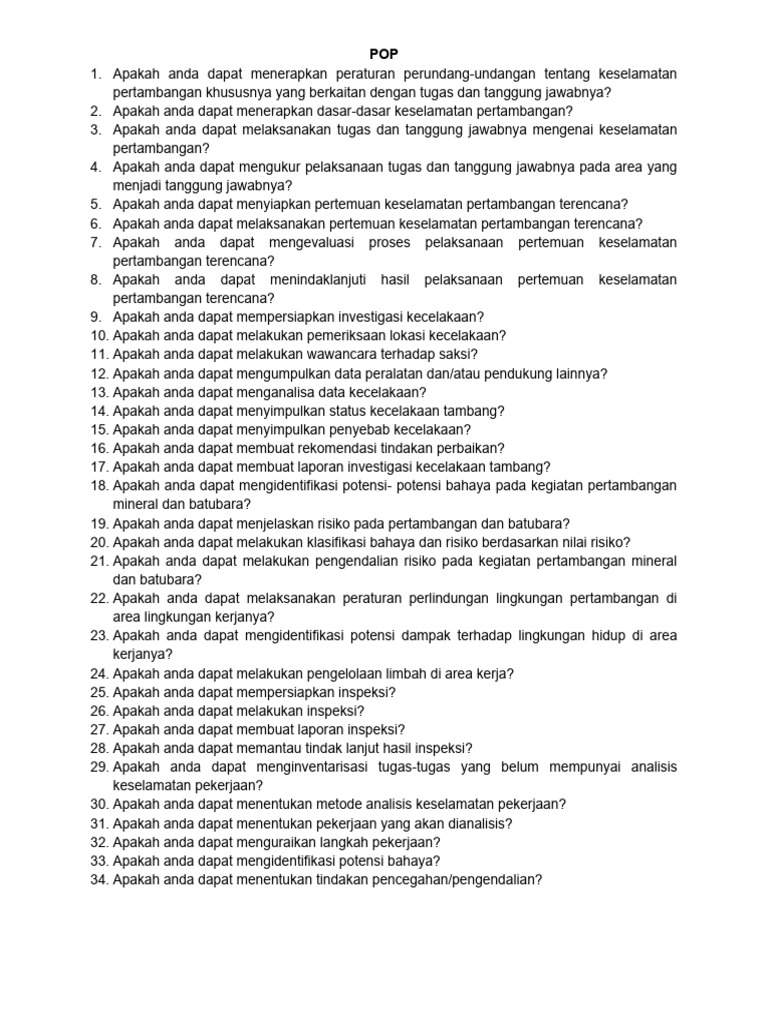 Keselamatan dan Pengelolaan Pertambangan | PDF | Sains & Matematika