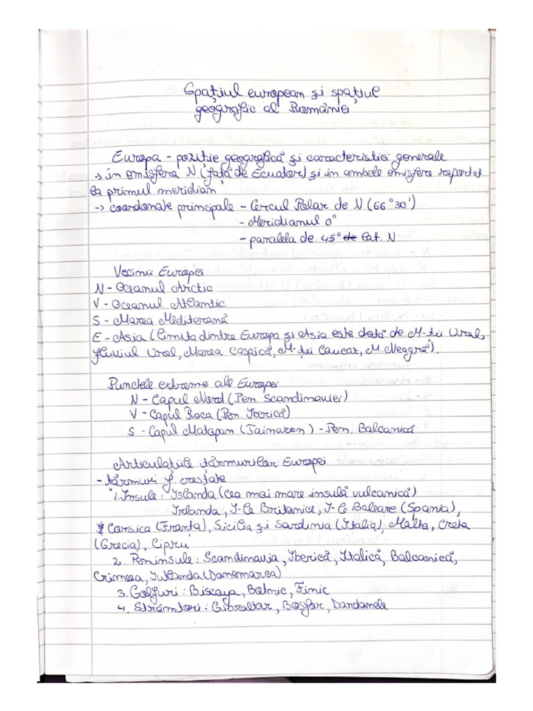 Materie BAC Geografie | PDF