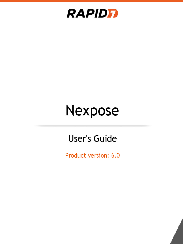 Nexpose 6.4 Full | PDF | World Wide Web | Internet & Web