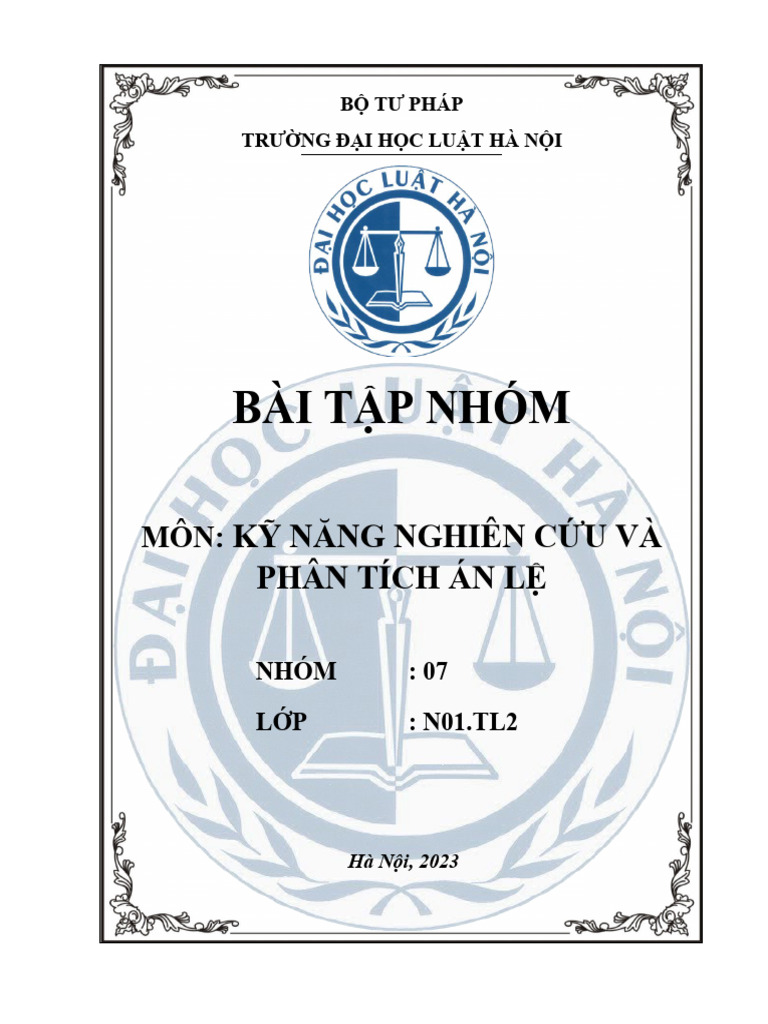 BTN ÁN LỆ | PDF