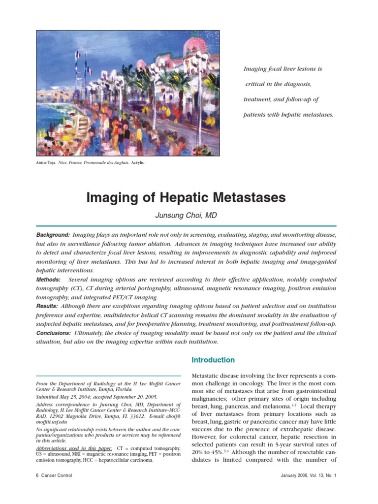 Secundary Deposits On Liver | PDF | Positron Emission Tomography ...