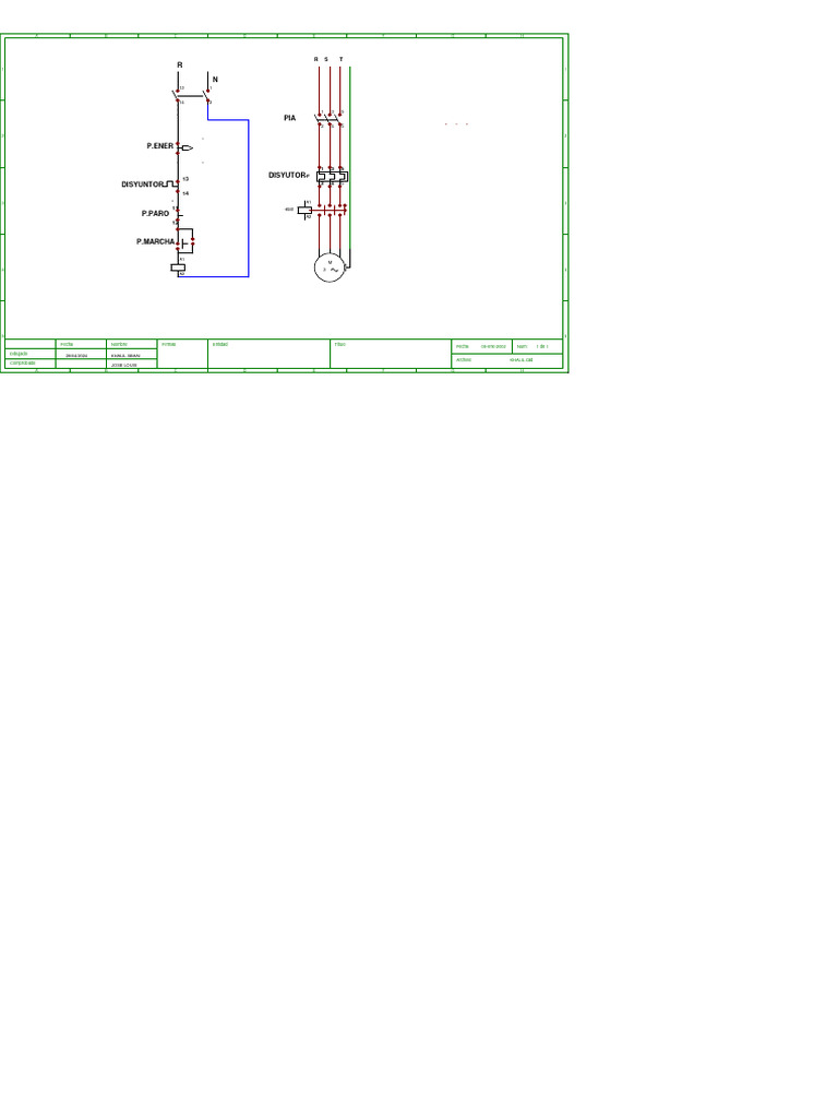 Esquema Eléctrico: Detalles Técnicos | PDF