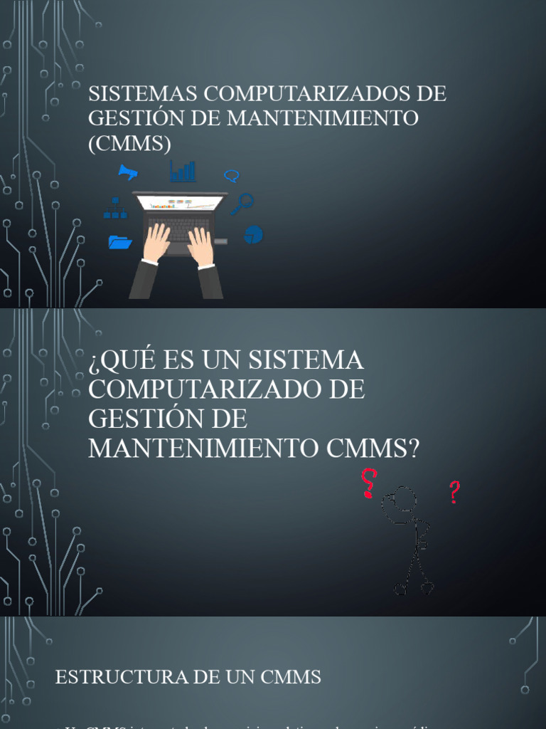 Sistemas Computarizados de Gestión de Mantenimiento (CMMS) | PDF ...