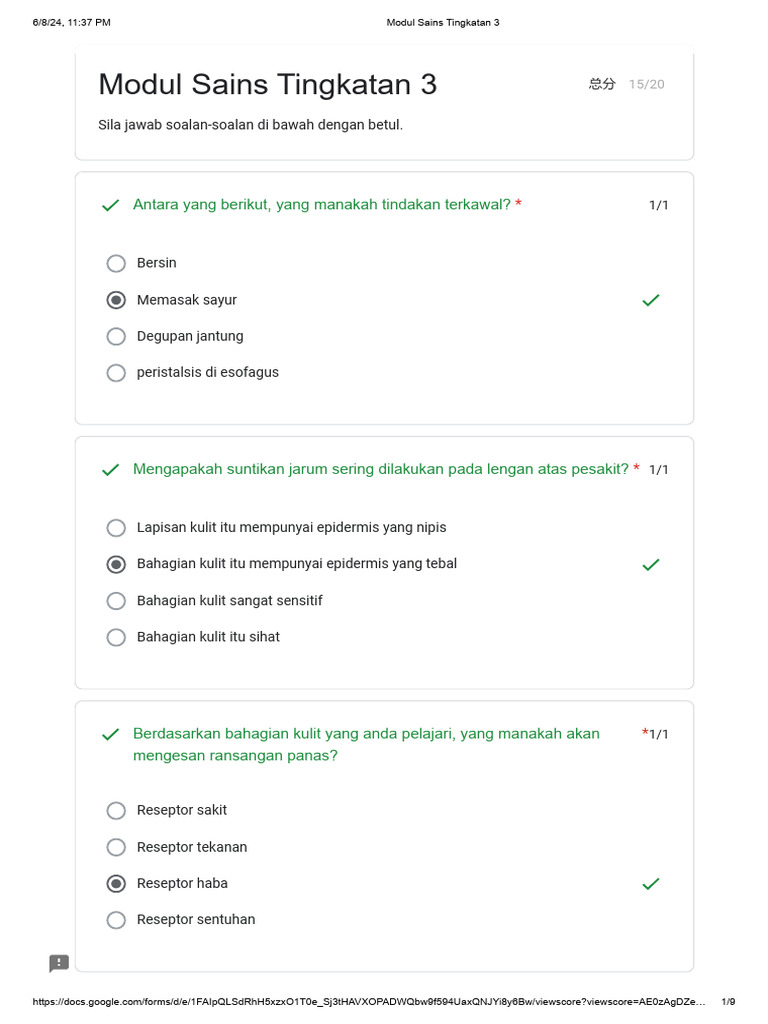 Modul Sains Tingkatan 3 | PDF