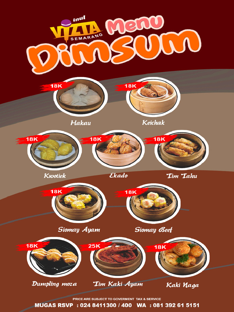 Menu Vizta Semarang | PDF