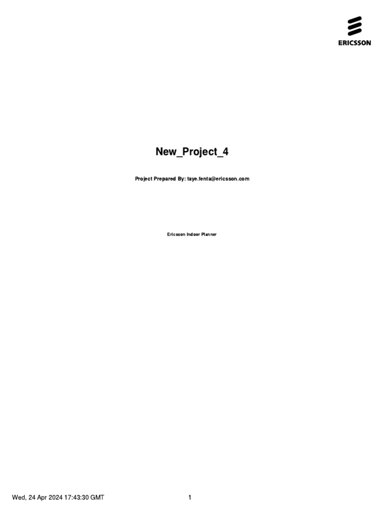 New Project 4 EIP Report | PDF | Lte (Telecommunication) | Duplex (Telecommunications)