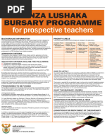 Fundanathi Act Bursary | PDF
