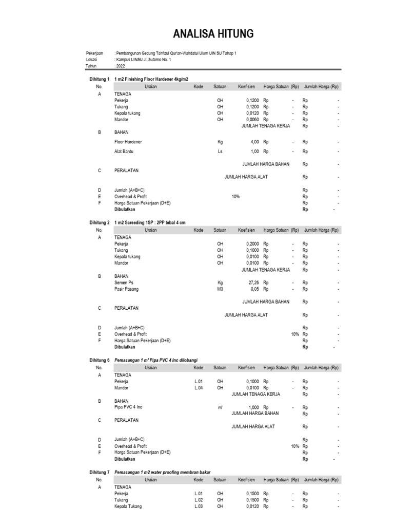 Analisa Hitung | PDF