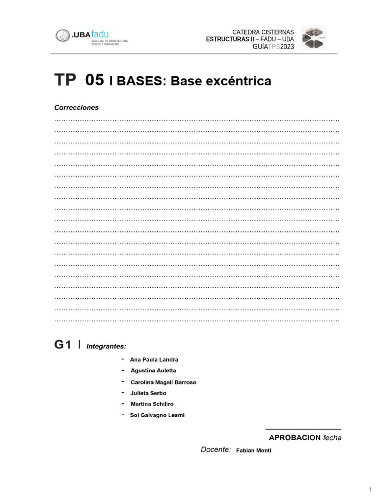 TP 05 Base Excentrica | PDF