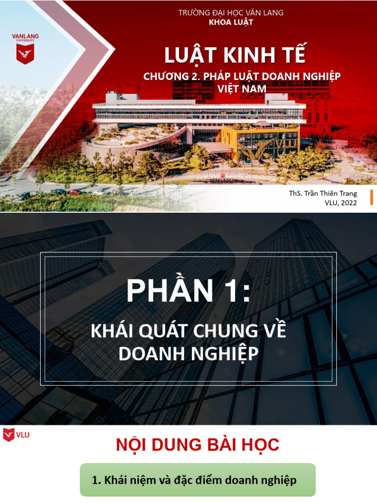 2. Chương 2. Khái Quát Chung Về DN - Luật Kinh Tế | PDF