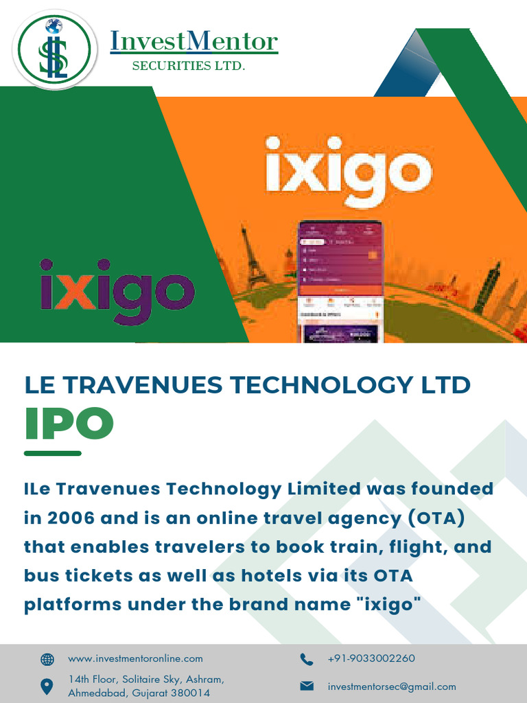 Ixigo IPO | Download Free PDF | Mobile App | Artificial Intelligence