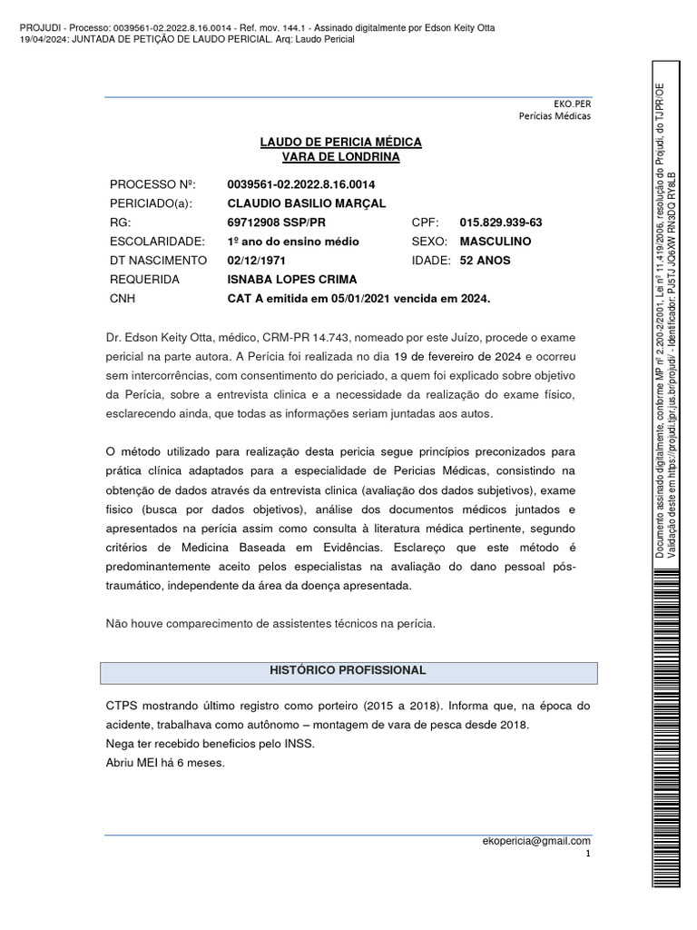 Lau Do Claudio Basilio Marcal | PDF | Remédio | Estética