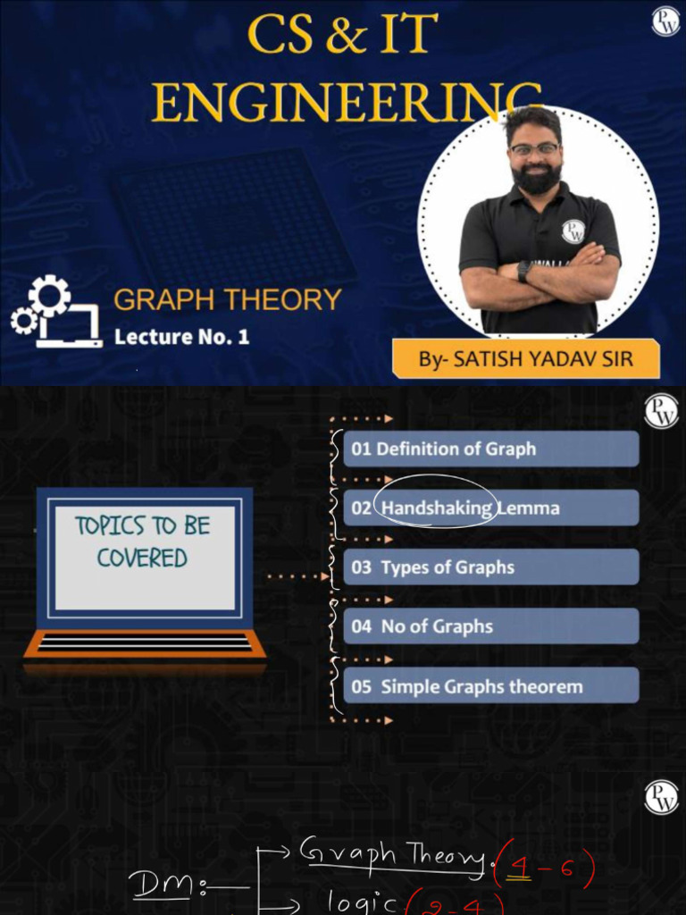 Graph Theory 01 Class Notes Parakram Gate 2024 Computer Science Weekday Hinglish Pdf