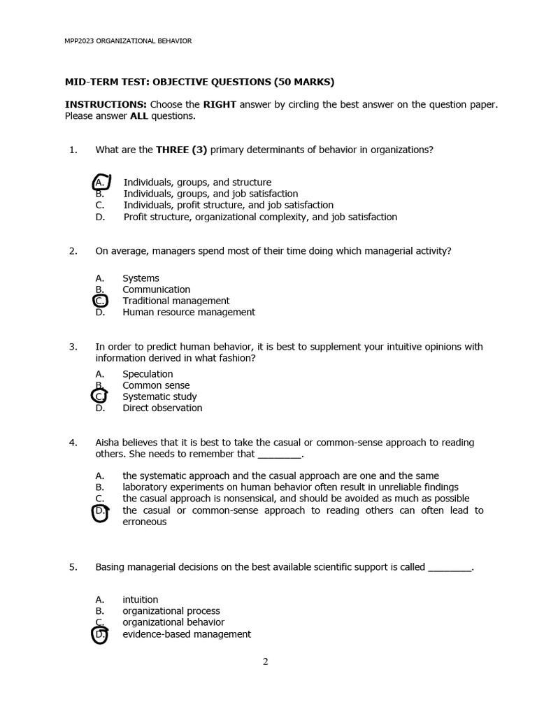 MPP2023 2021 DIS MT | PDF | Emotions | Decision Making