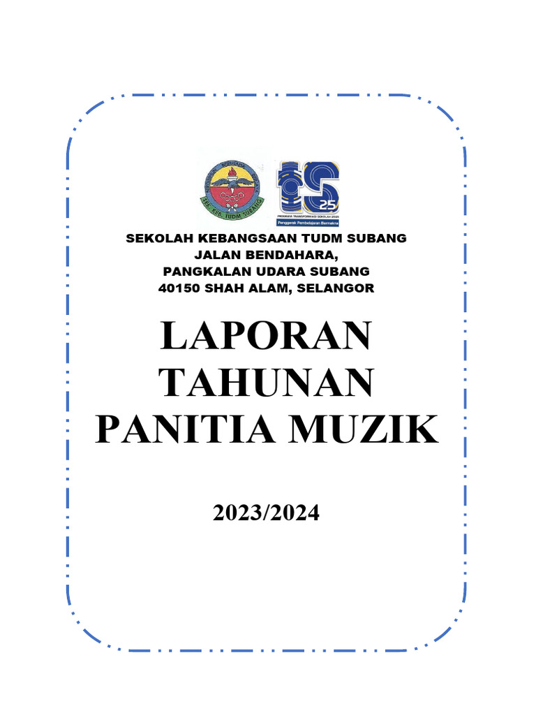 Laporan Tahunan Panitia Muzik 2023 | PDF