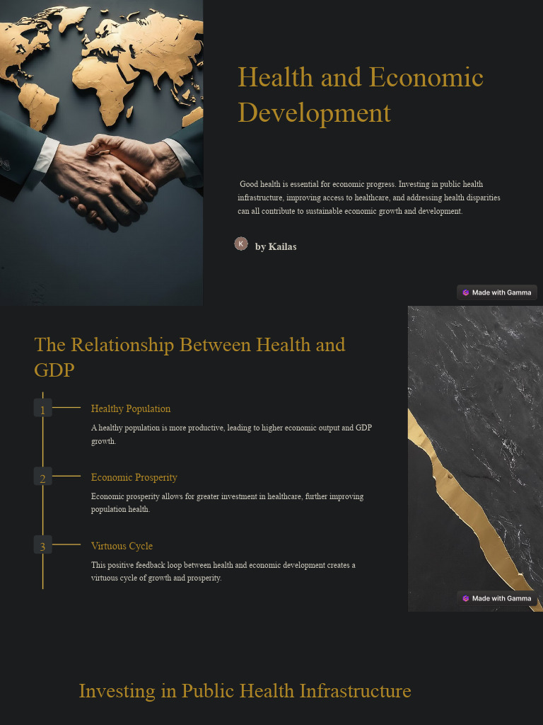 Health and Economic Development | PDF | Health Care | Health Equity