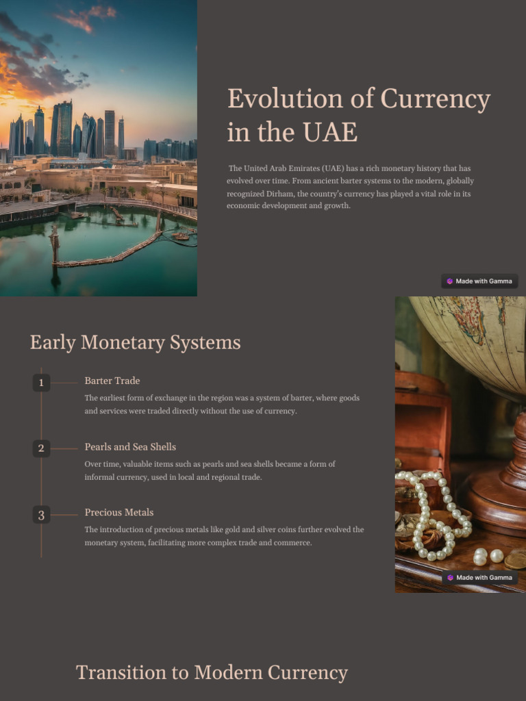 Evolution-of-Currency-in-the-UAE | Download Free PDF | Currency | Money