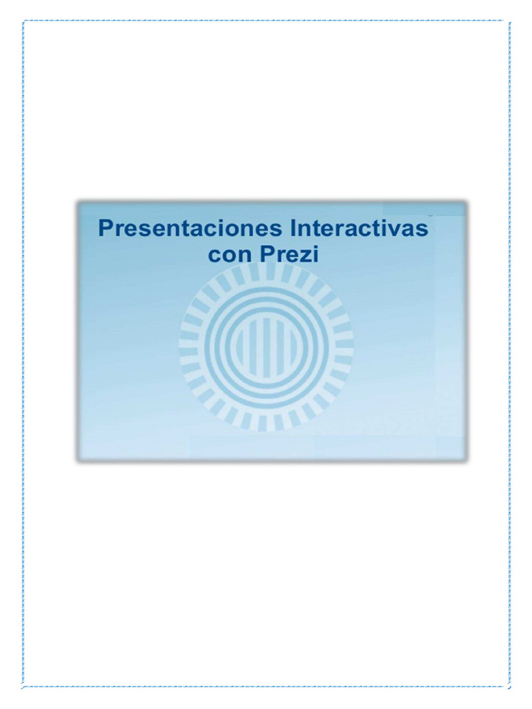 Manual de Prezi | PDF | Archivo de computadora | Microsoft PowerPoint