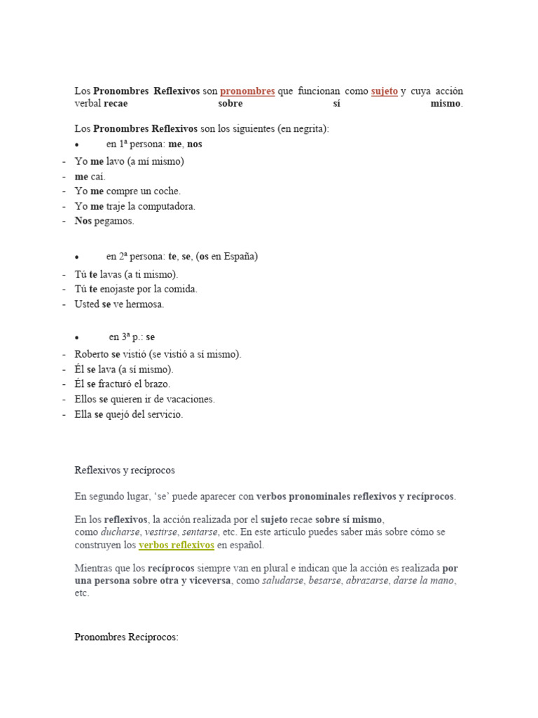 Se Impersonal | Descargar gratis PDF | Verbo | Asunto (gramática)