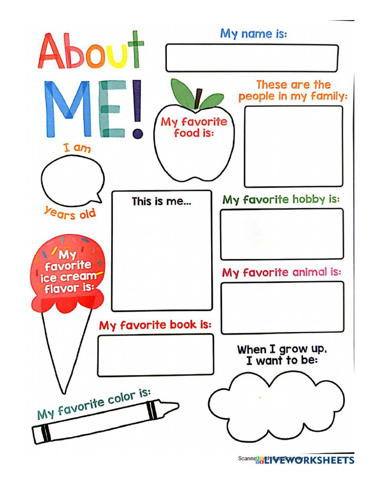 All About Me Document | PDF