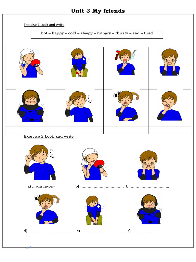 BÀI TẬP BỔ TRỢ FIRST FRIEND 2 Unit 3 | PDF