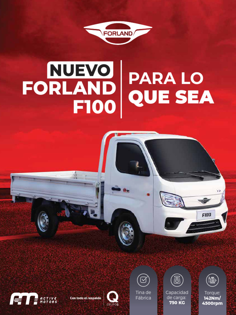 Especificaciones Forland F100 | PDF | Fabricantes de vehículos de motor ...
