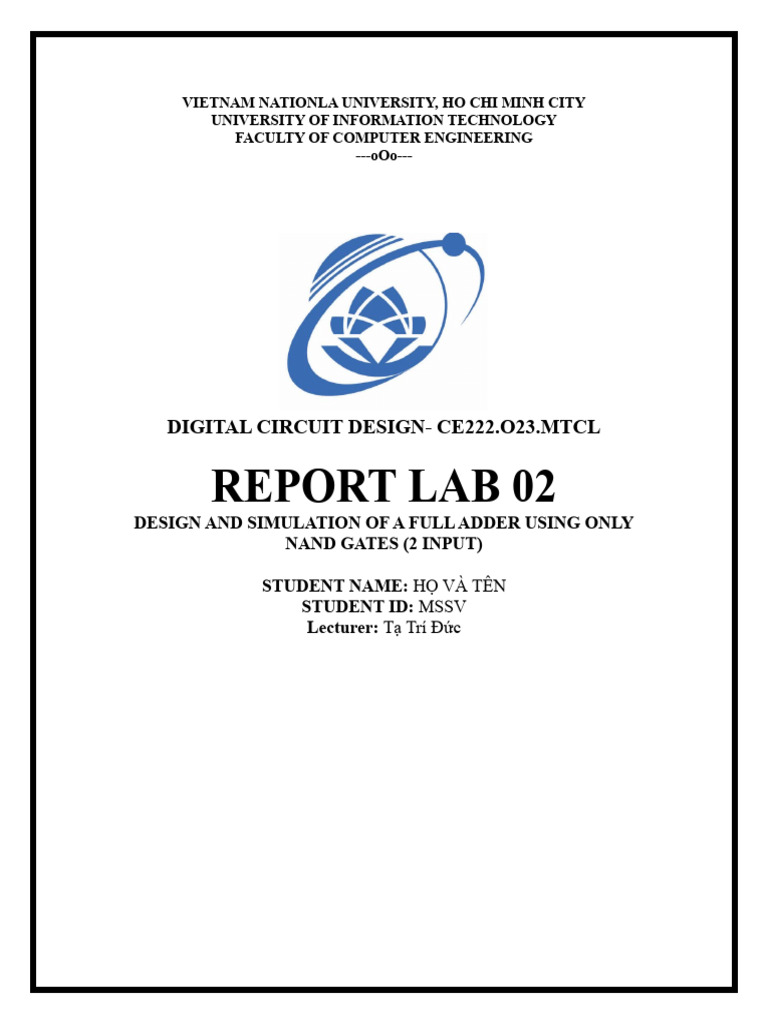 LAB2 | PDF | Logic Gate | Digital Electronics