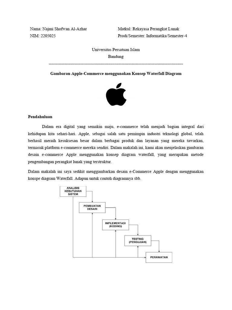 Gambaran Desain Apple E-Commerce | PDF