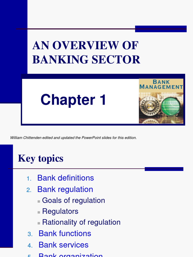 CHAP_01_An overview of banking sector | Download Free PDF | Banks | Money