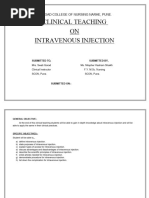 IV-Canulation - CheckList | PDF | Intravenous Therapy | Medical Treatments
